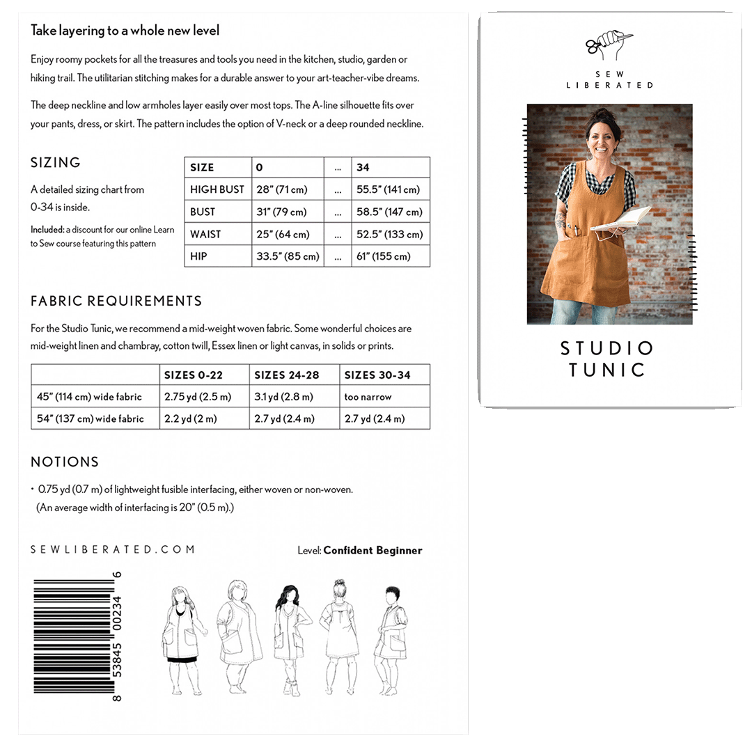 Pattern: Sew Liberated - Studio Tunic – SewBatik