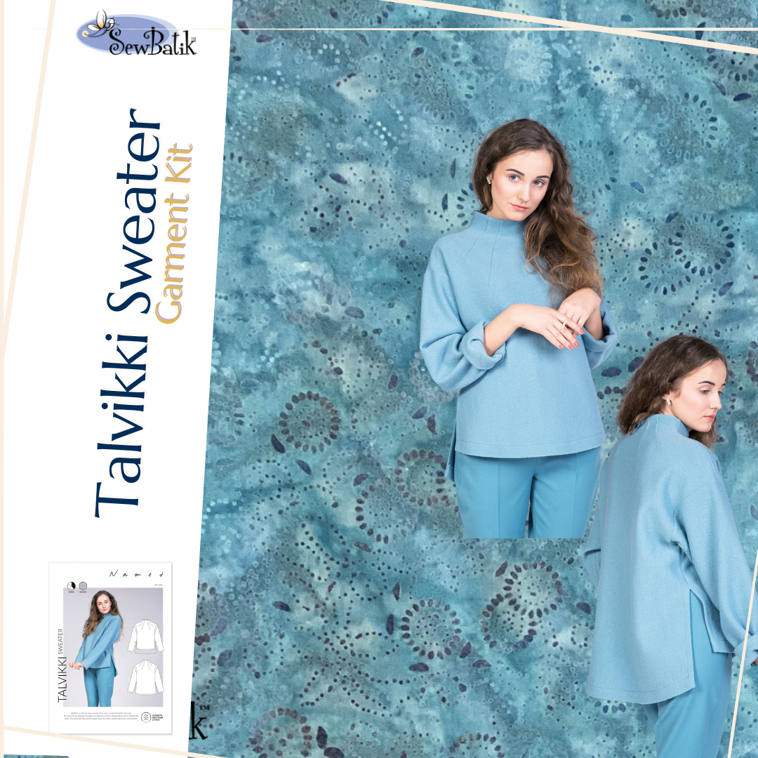 Talvikki Sweater Jersey Knit Garment Kit – SewBatik