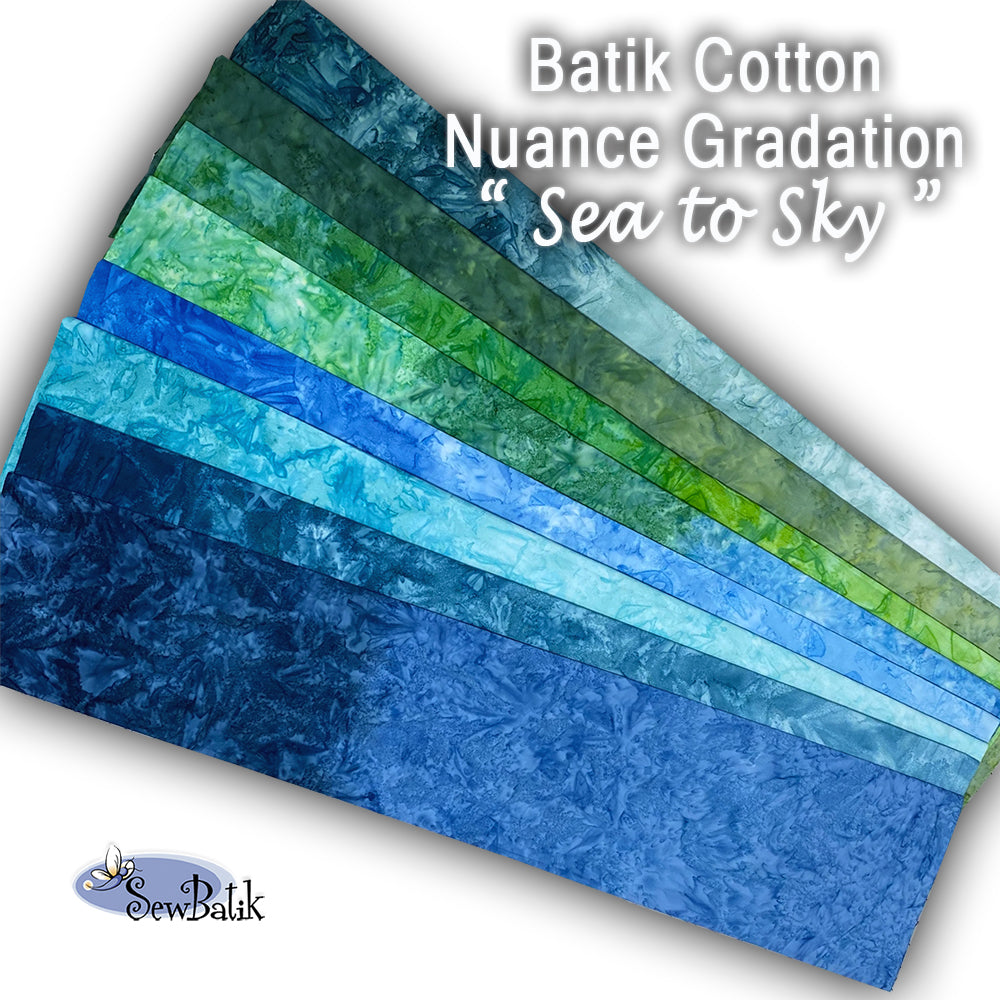 Nuance Shade Pack: "Sea to Sky" – SewBatik