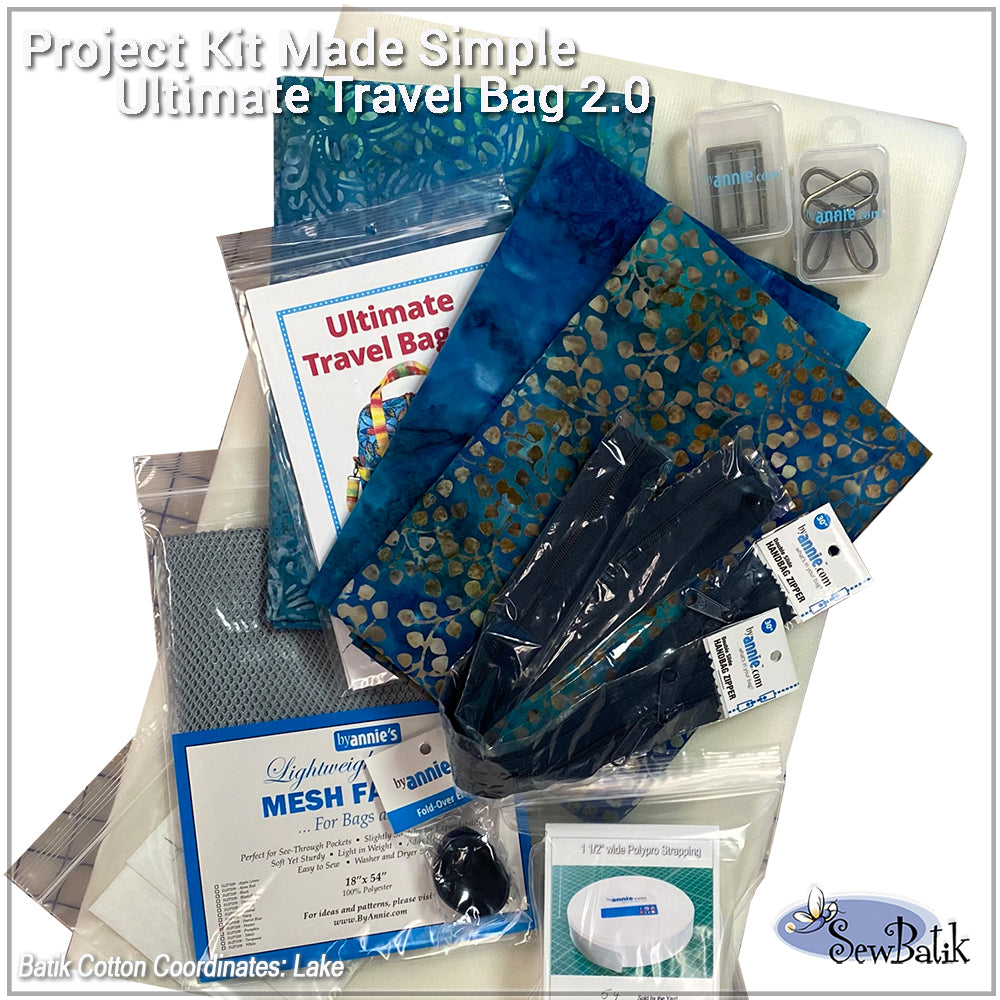 Ultimate Travel Bag 2.0 Project Kit – SewBatik