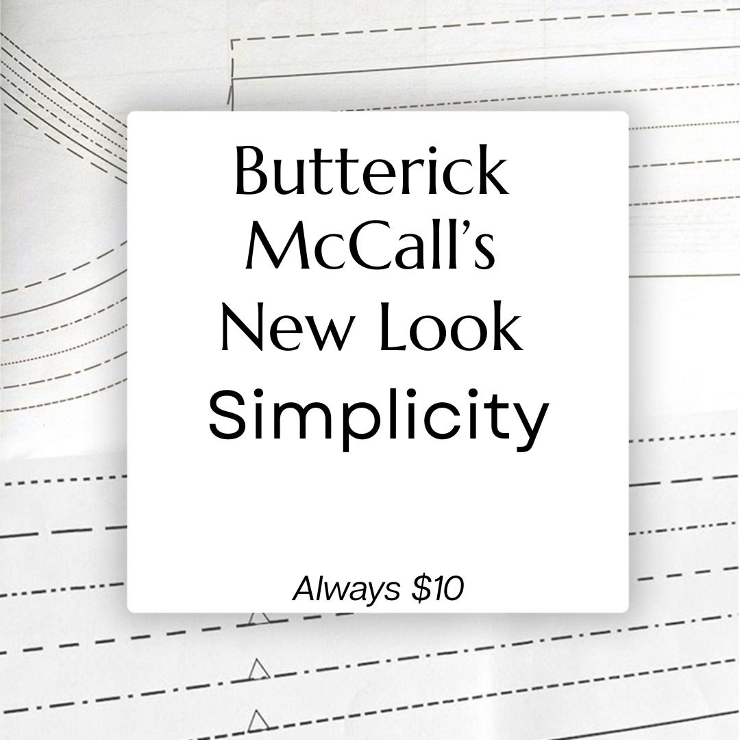 McCall's & Simplicity Patterns - Always $8 – SewBatik