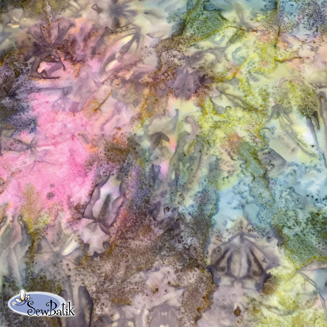 112" Wide Batik - Hand Dyed - Nutmeg Rose – SewBatik