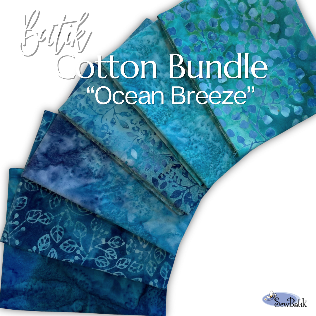 Batik Cotton Bundle: Ocean Breeze – SewBatik