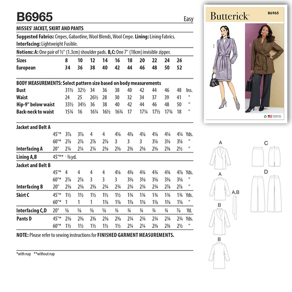 Pattern: Butterick 6965 – SewBatik