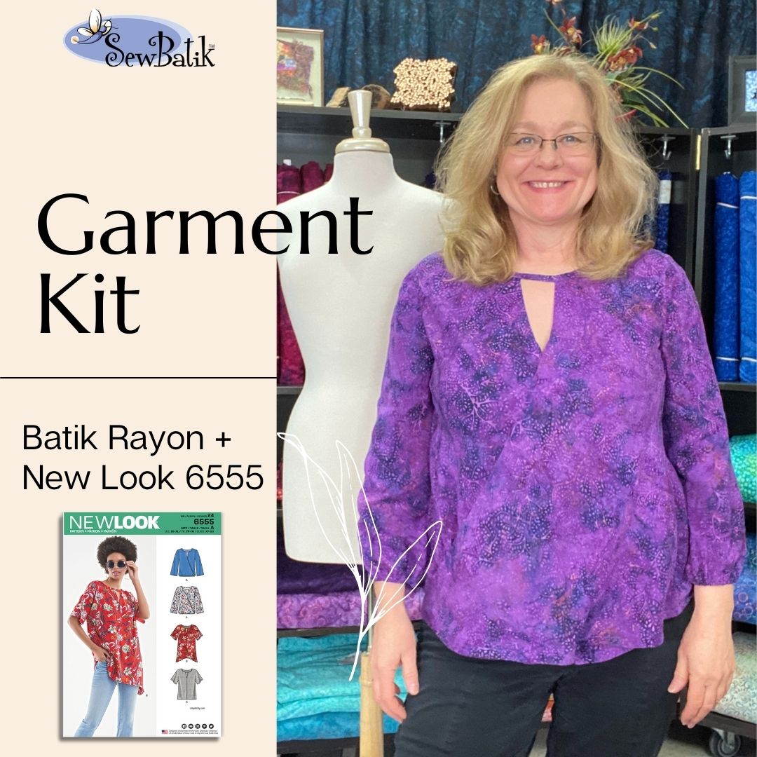 Garment Kit - Rayon Keyhole Top – SewBatik