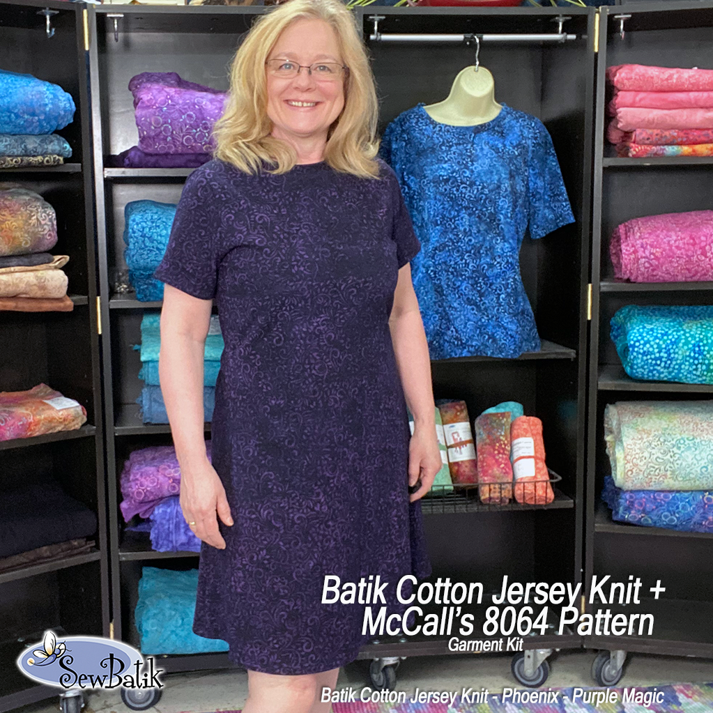 Garment Kit - Simple Jersey Knit Dress – SewBatik