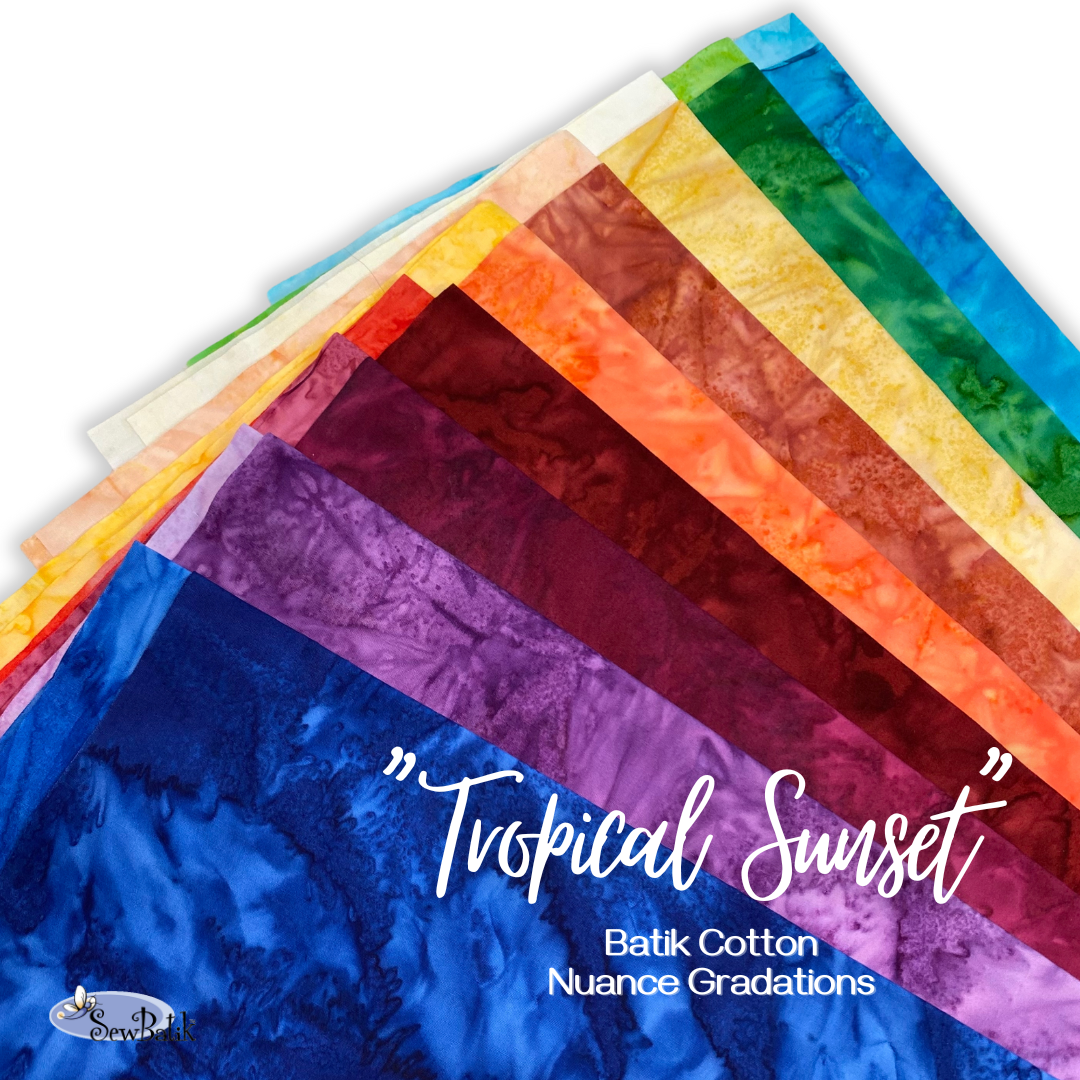 Nuance Shade Pack: "Tropical Sunset" – SewBatik