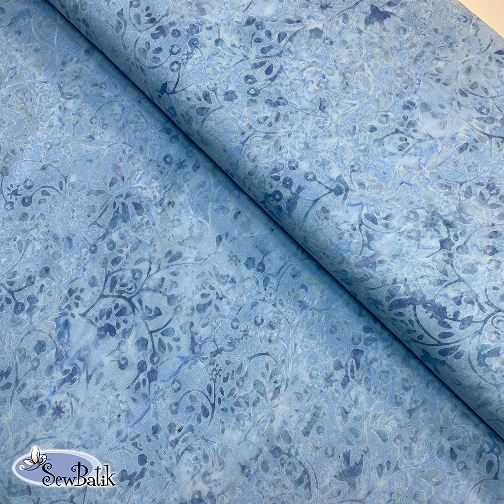45" Rayon - Flock Together - Sheer French Blue – SewBatik