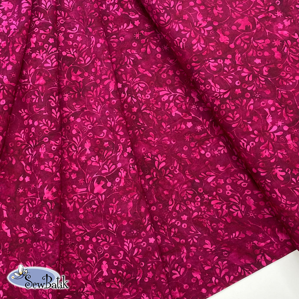 45" Rayon - Flock Together - Jubilee Red – SewBatik