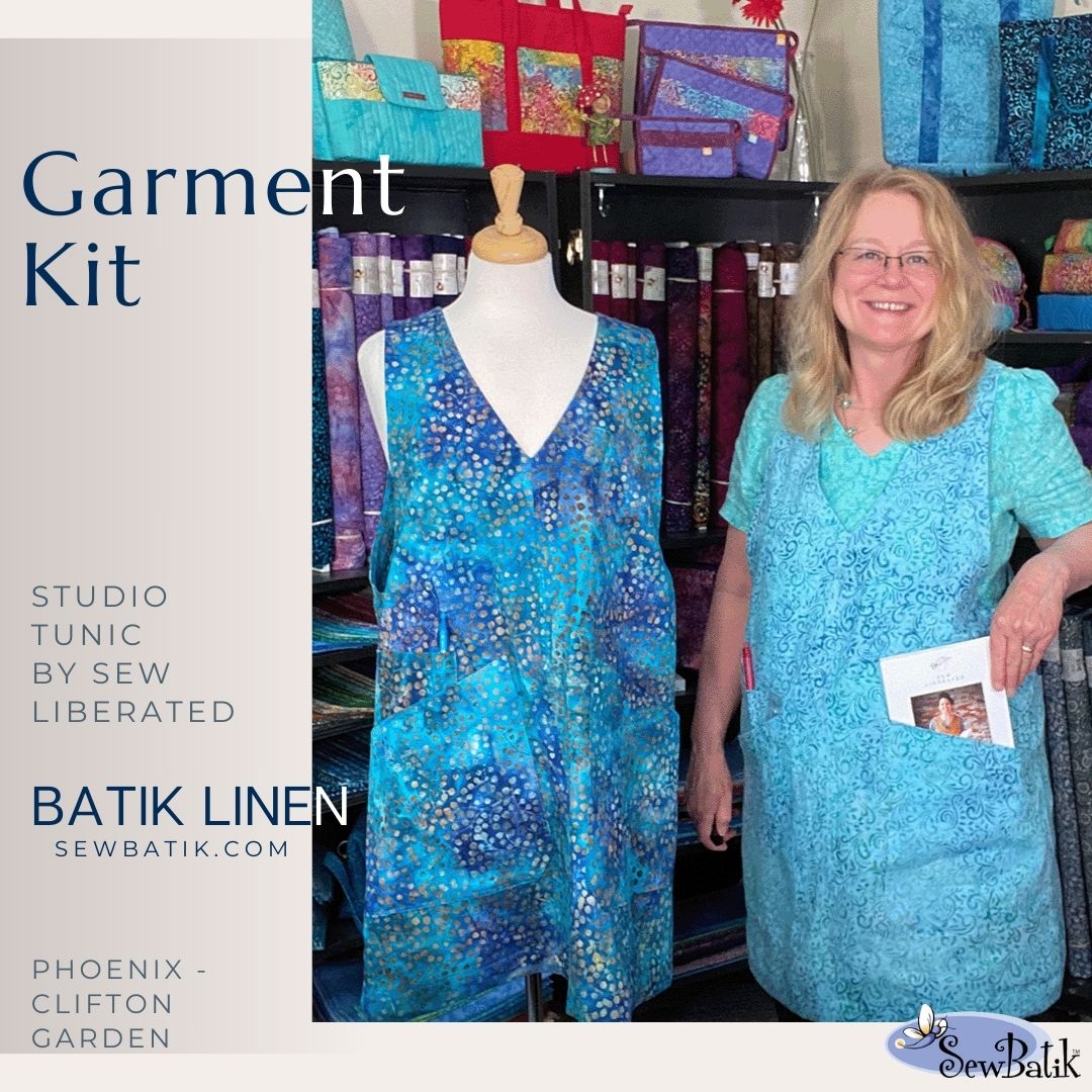 Garment Kit - Studio Tunic and Batik Linen – SewBatik