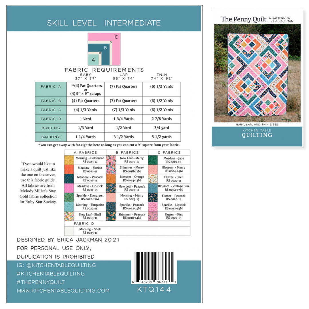 The Penny Quilt Pattern – SewBatik