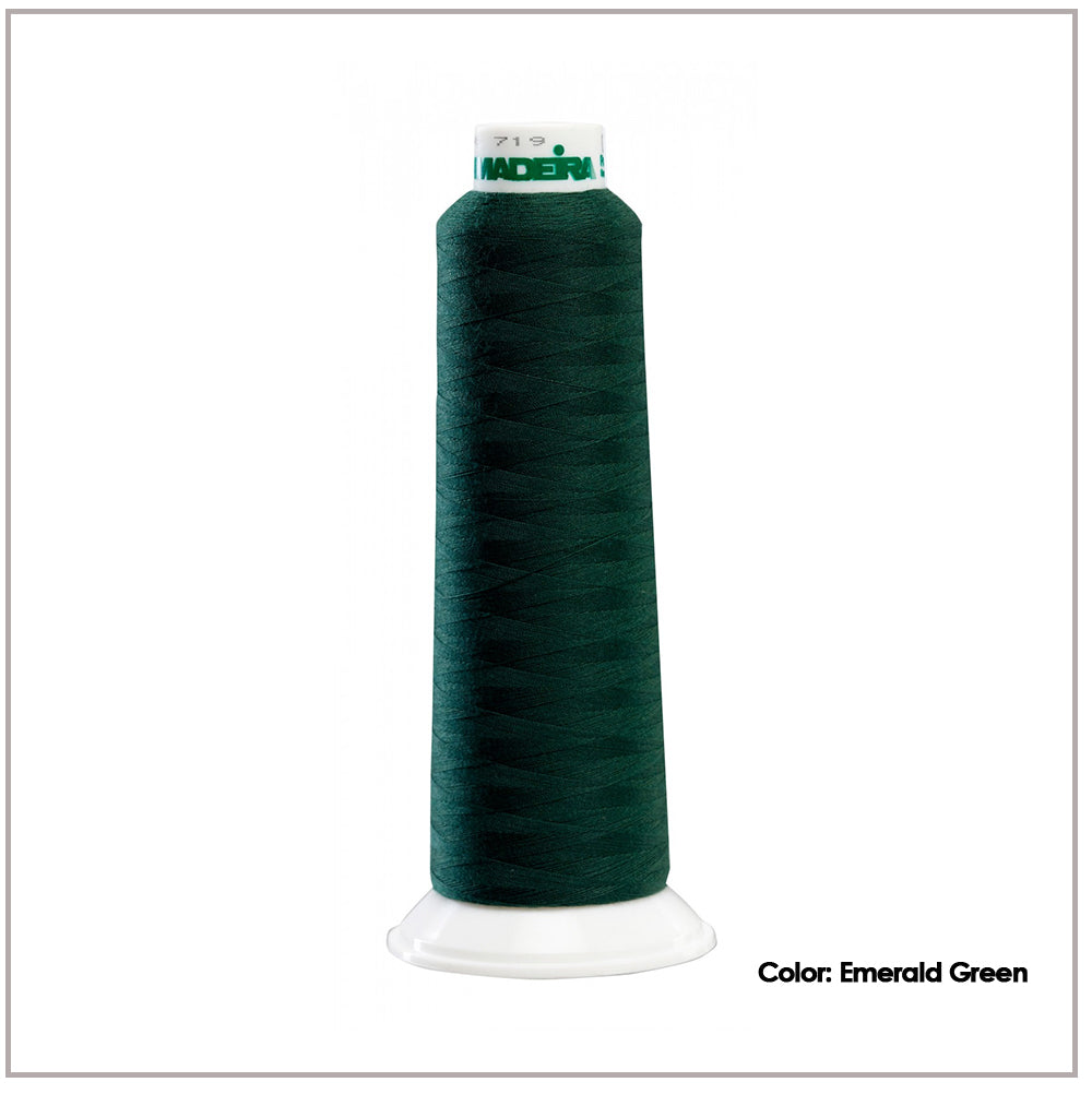 Madeira AeroLock Polyester Premium Serger Thread - Emerald Green – SewBatik