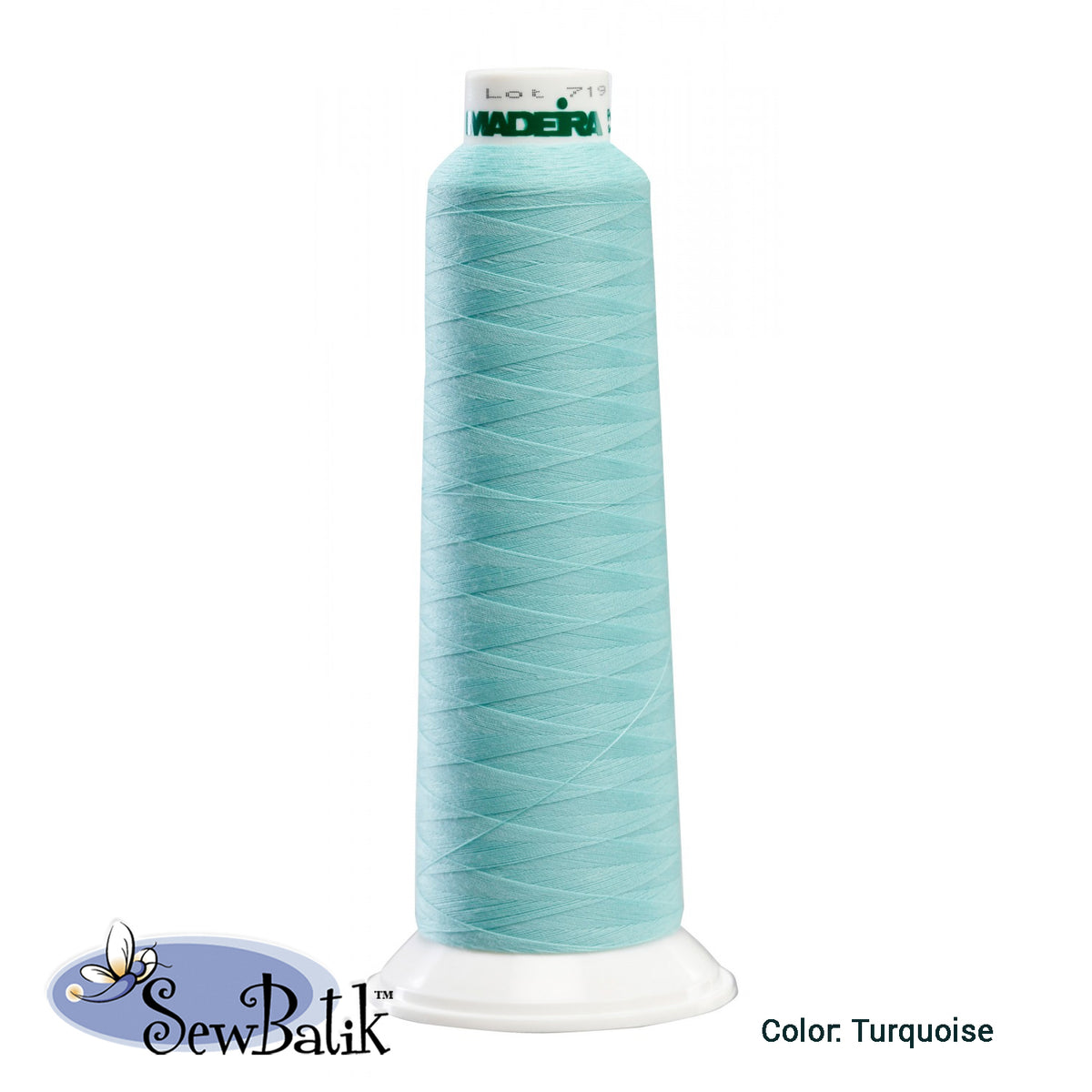 Madeira AeroLock Polyester Premium Serger Thread - Turquoise – SewBatik