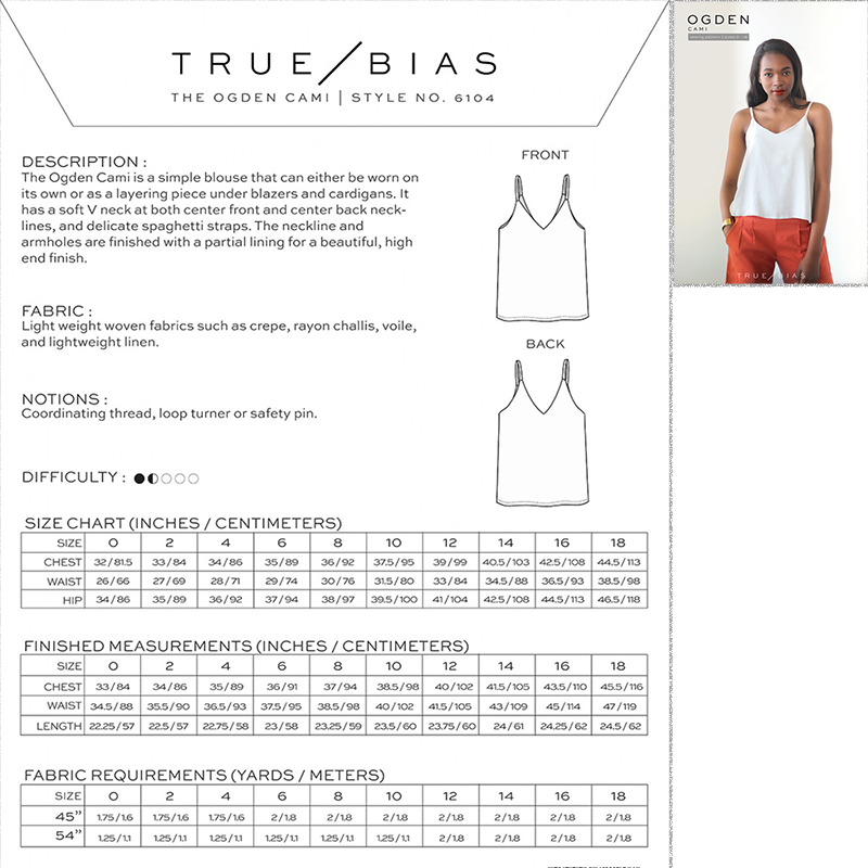 Pattern: Ogden Cami – SewBatik