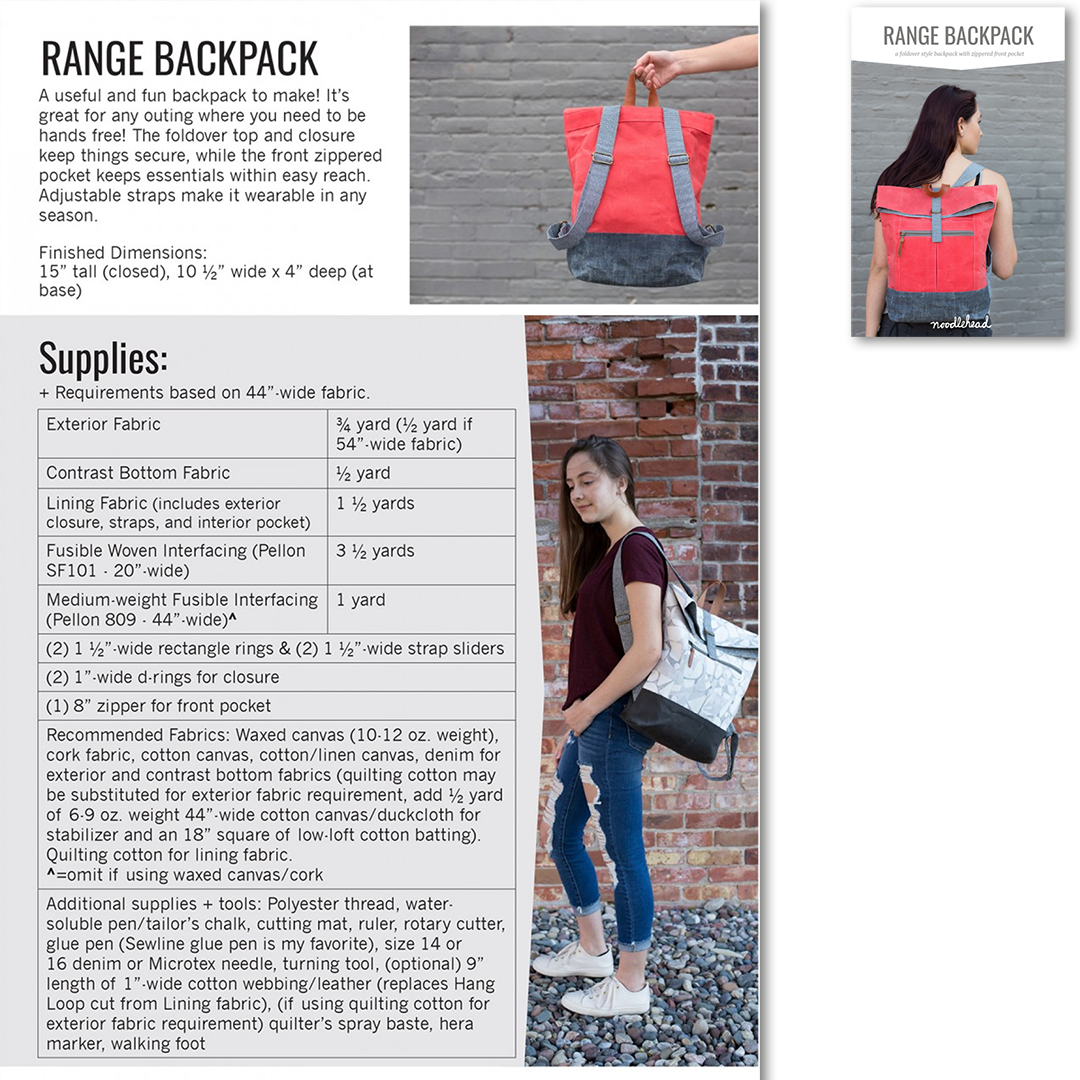 Range Backpack Project Kit – SewBatik