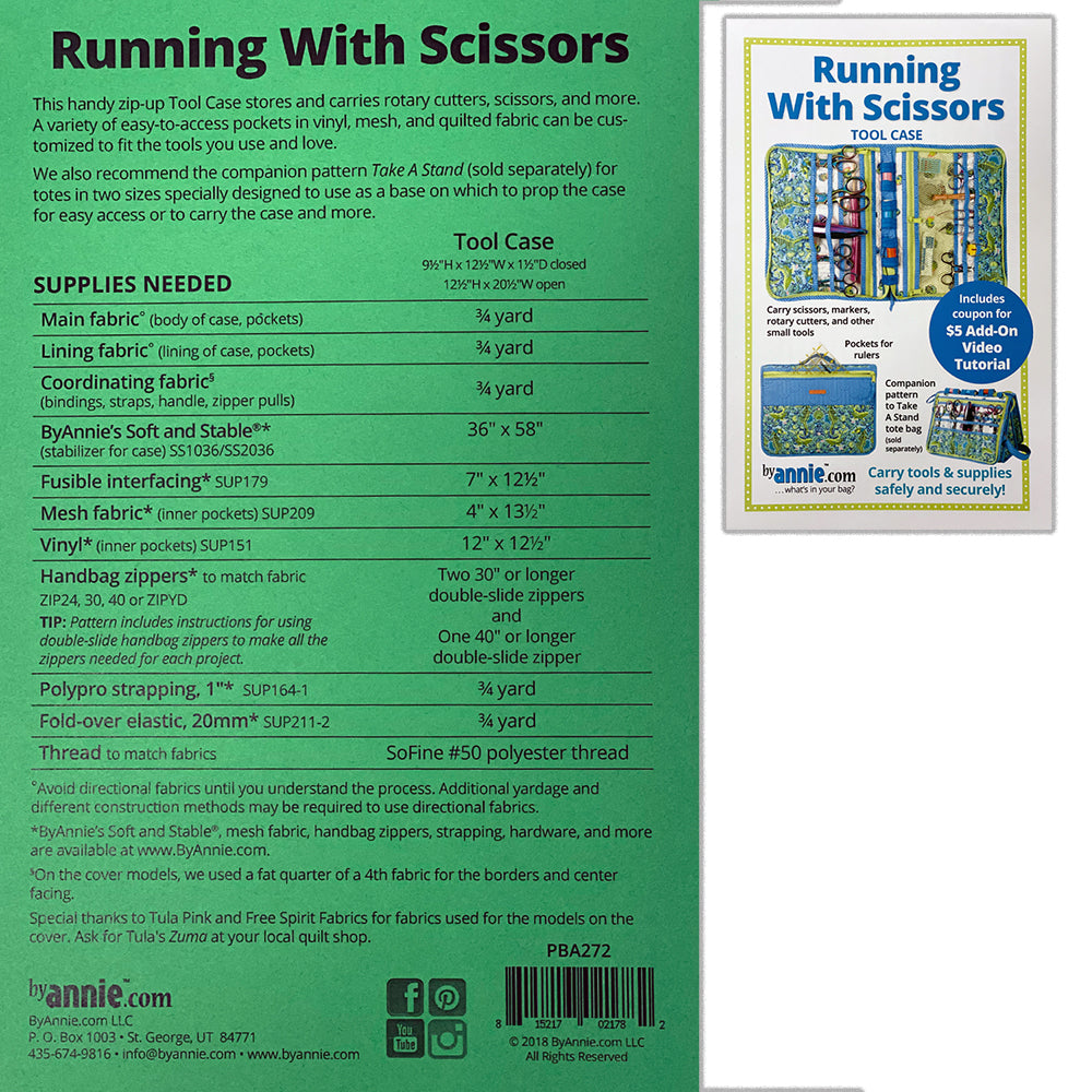Pattern: Running with Scissors byAnnie – SewBatik
