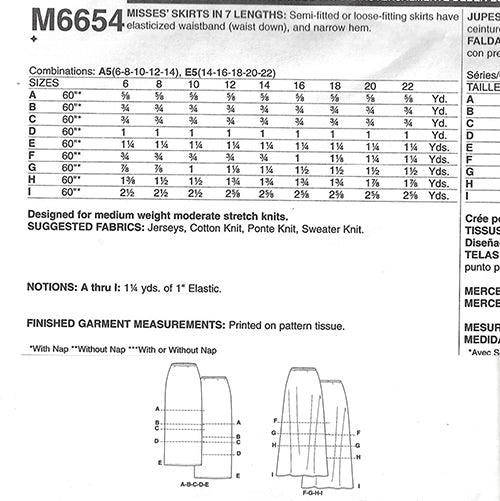 Pattern: McCall's 6654 – SewBatik